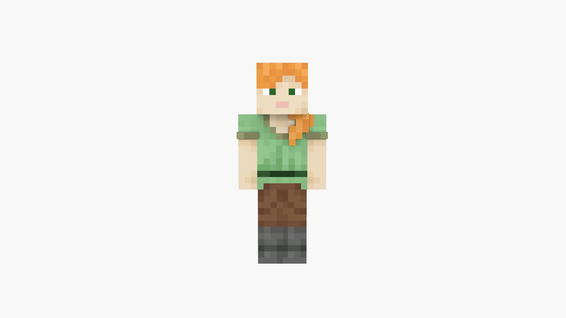 Alex Minecraft 3D - TurboSquid 2364628