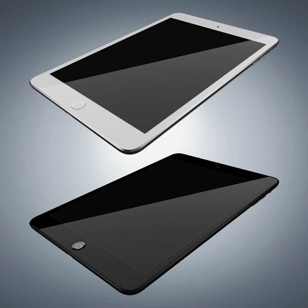 apple ipad mini 3d model