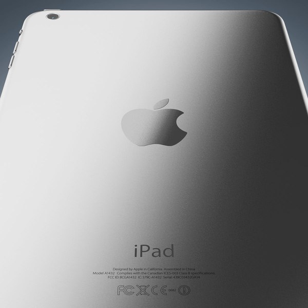 apple ipad mini 3d model