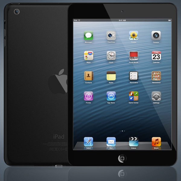 apple ipad mini 3d model