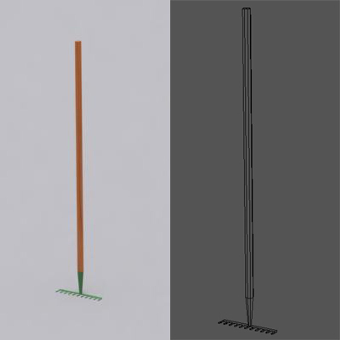 3d Model Garden Tools Edger Fork