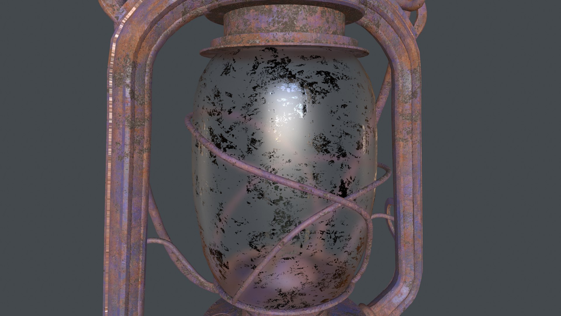 Old Rusty Lantern 3D - TurboSquid 1638092
