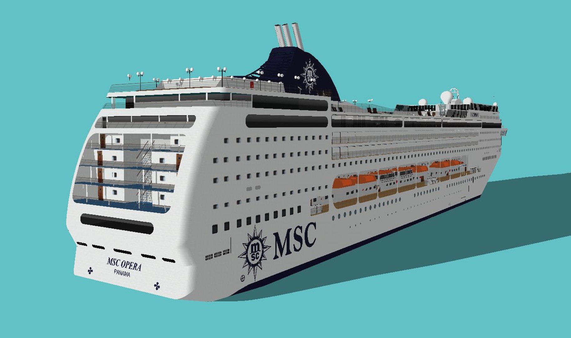 Msc Cruises Opera 3d 3ds