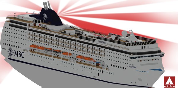 msc cruises opera 3d 3ds