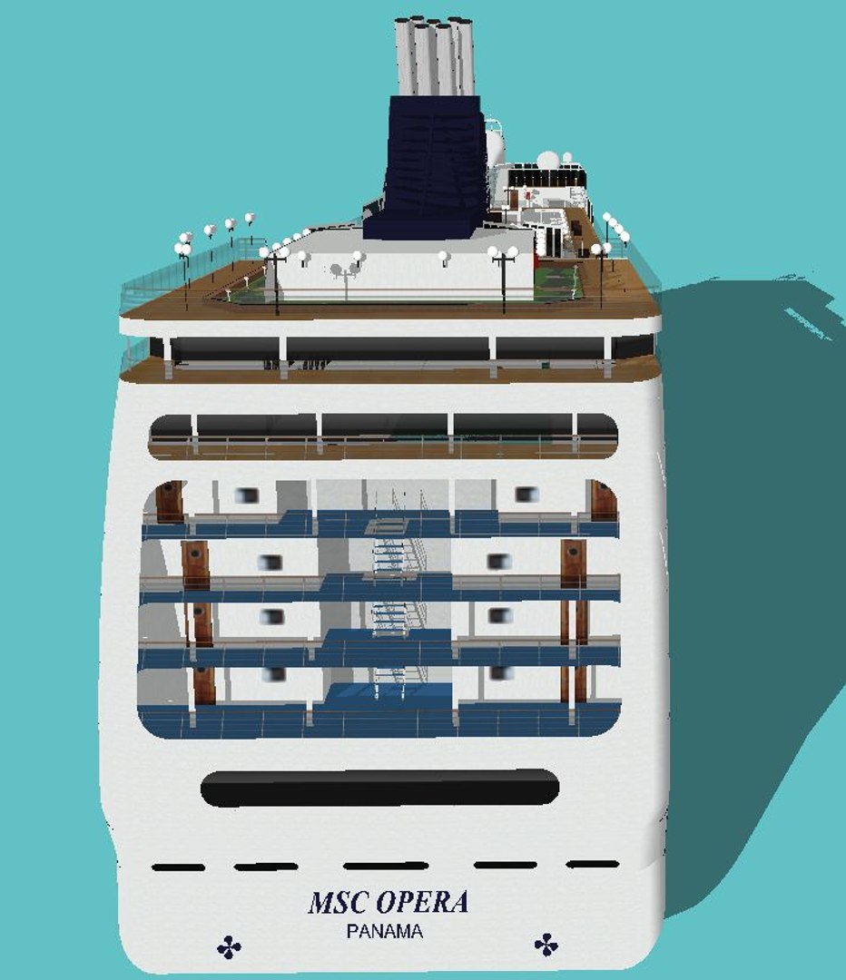 Msc Cruises Opera 3d 3ds