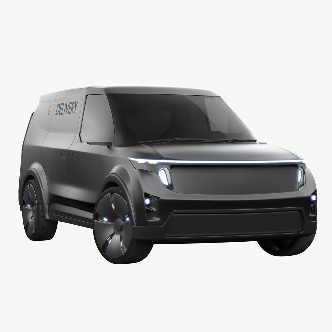 3D Generic Future Delivery Van model - TurboSquid 2070130