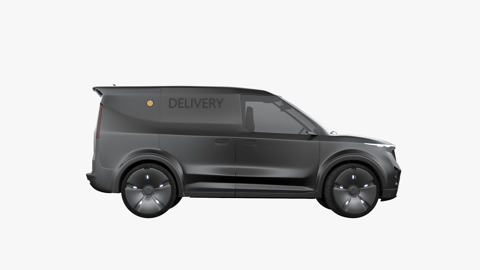 3D Generic Future Delivery Van Model - TurboSquid 2070130