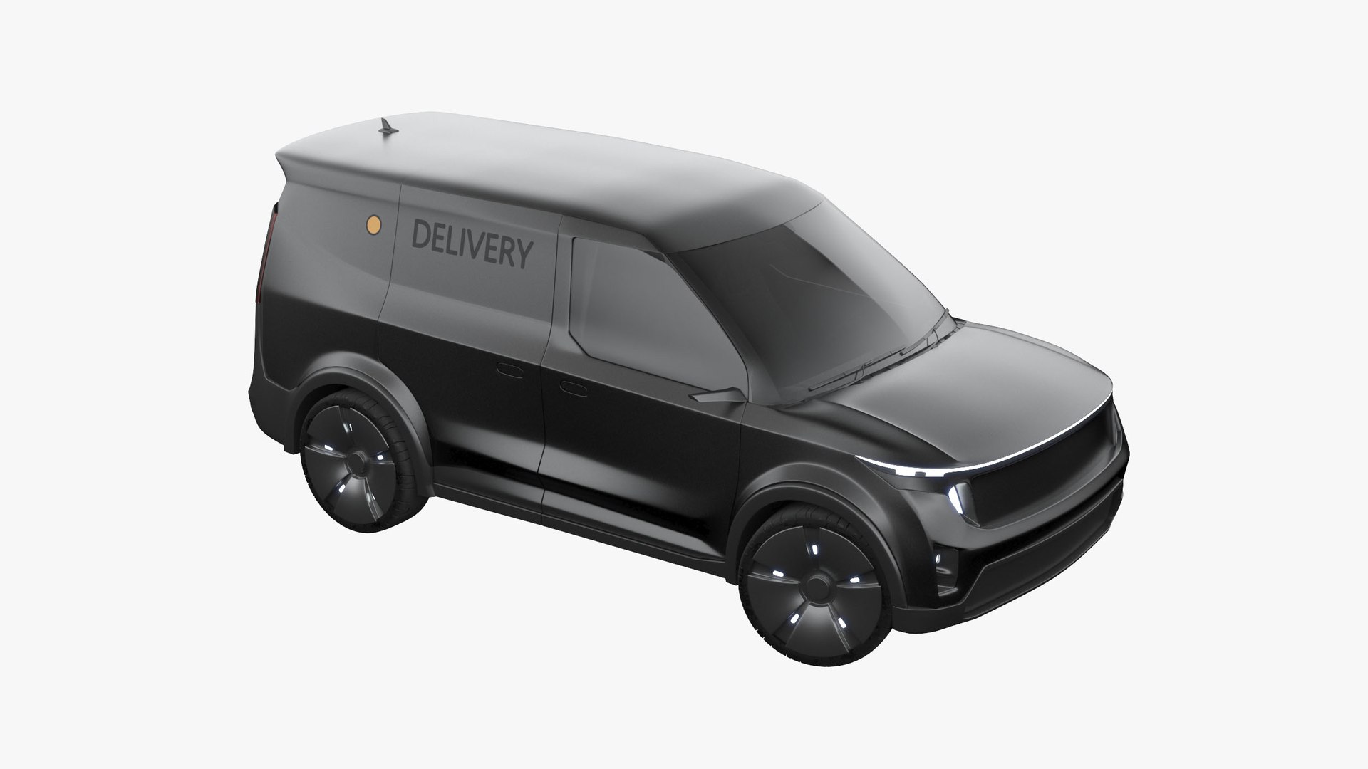 3D Generic Future Delivery Van Model - TurboSquid 2070130