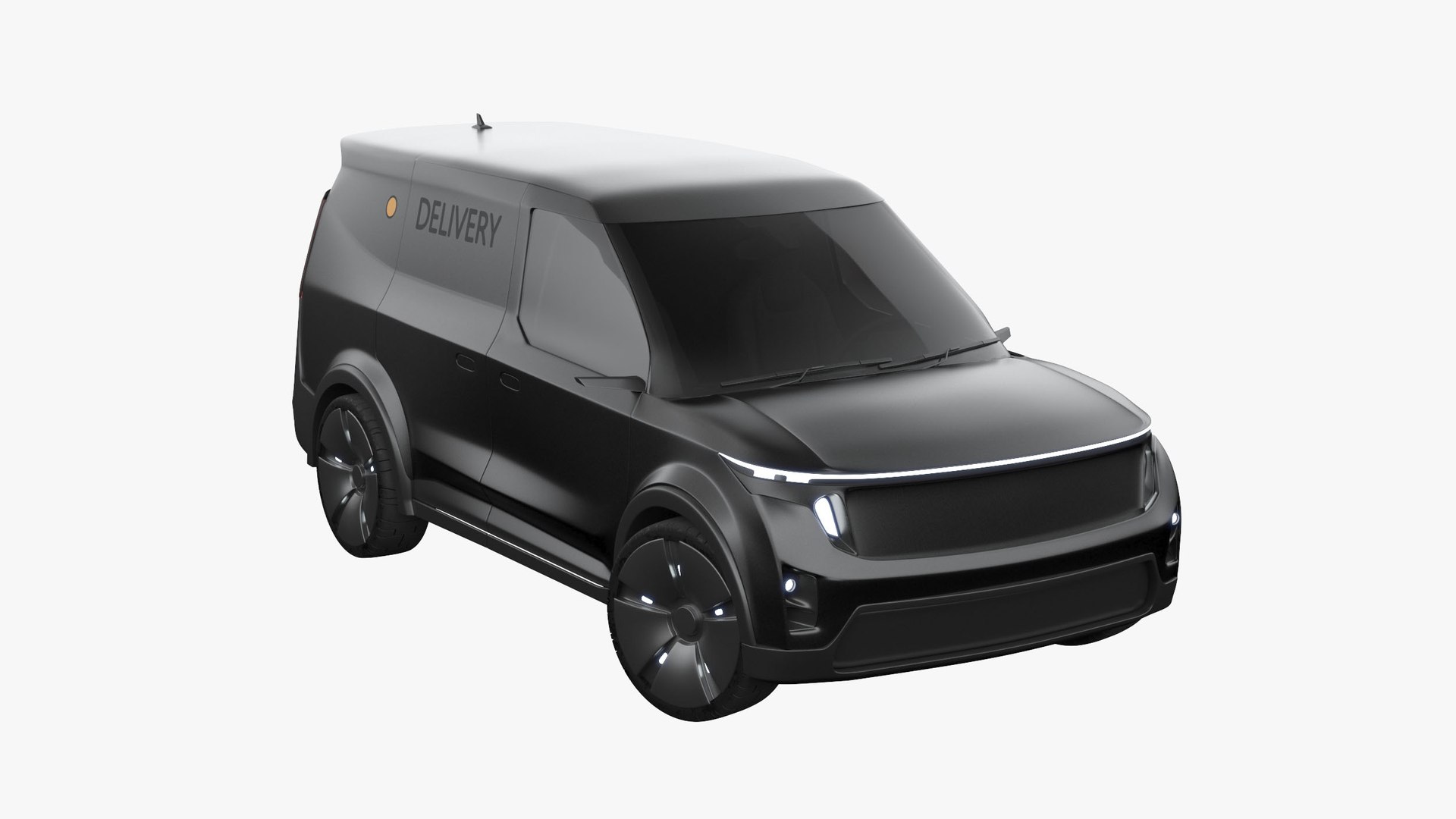 3D Generic Future Delivery Van Model - TurboSquid 2070130