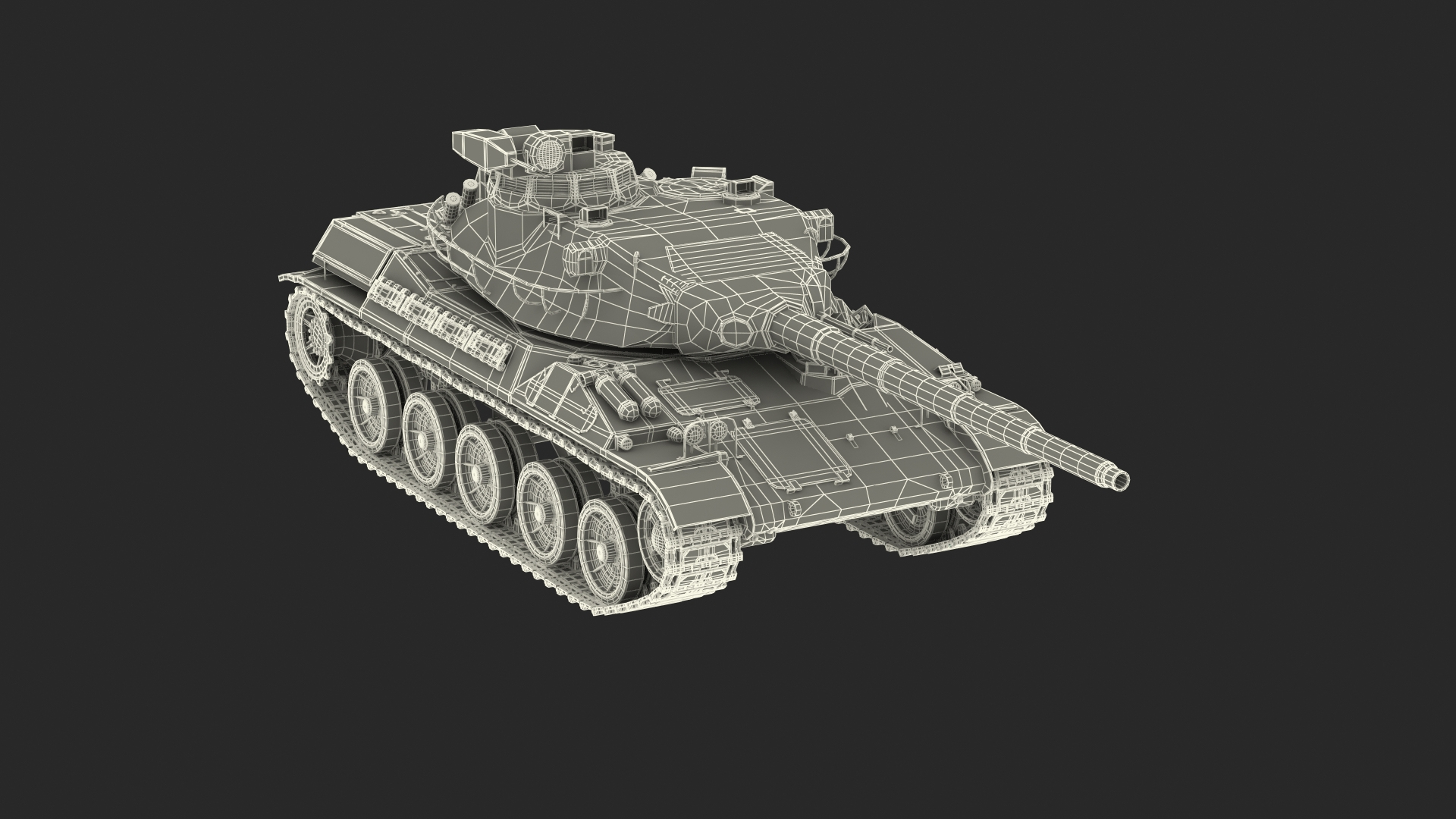 3D French AMX-30 Rigged For Cinema 4D - TurboSquid 2262119