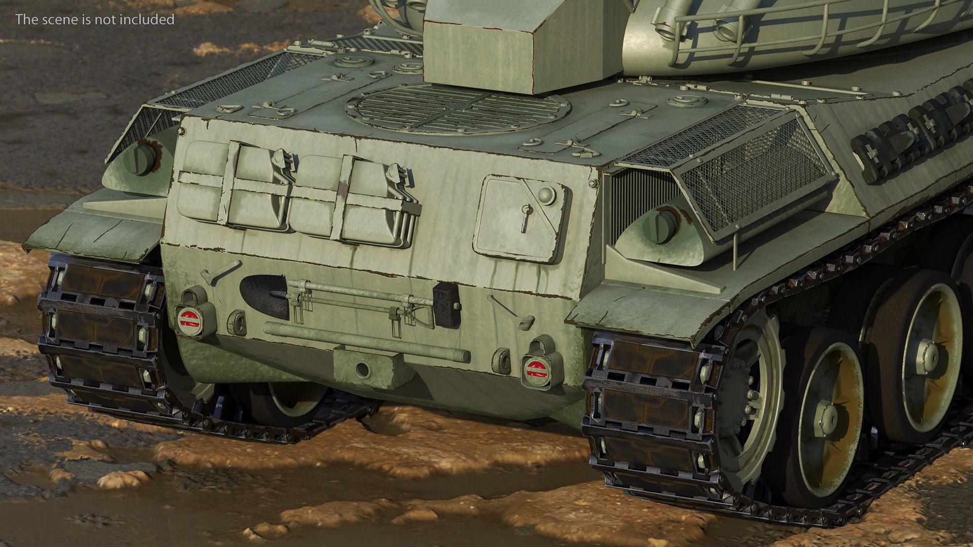 3D French AMX-30 Rigged For Cinema 4D - TurboSquid 2262119