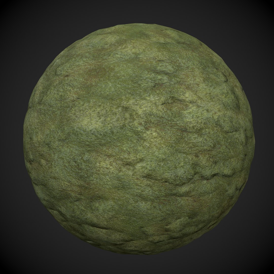 3D Moss Texture and Material model - TurboSquid 2069253