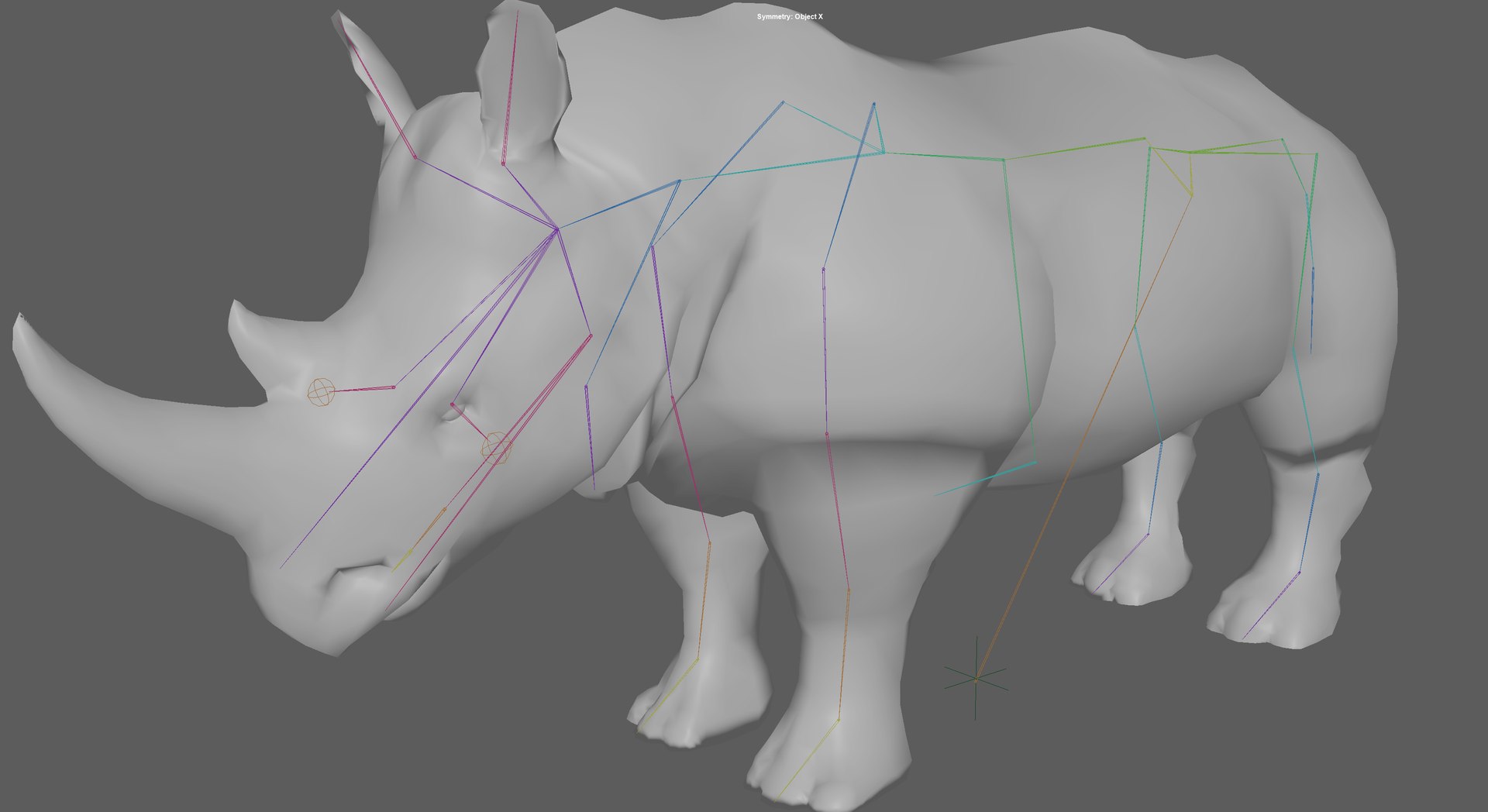 Rhinoceros Rig 3D Model - TurboSquid 2186908