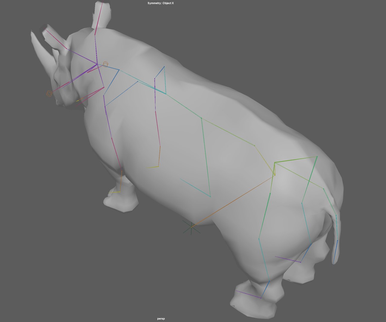 Rhinoceros Rig 3D Model - TurboSquid 2186908