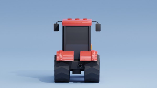 Stylized Cartoon Tractor low-poly 3D model 3D model - TurboSquid 2009574