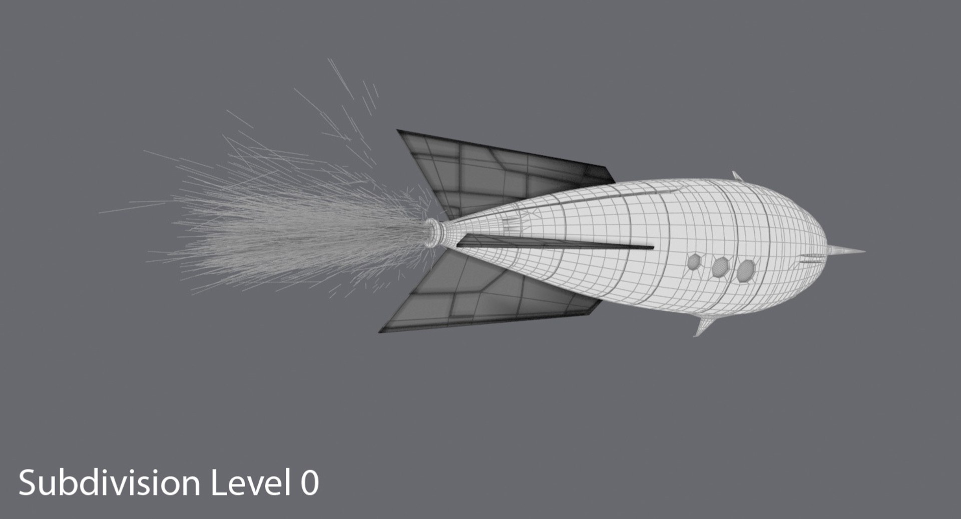 Rocket-ship 3d Model