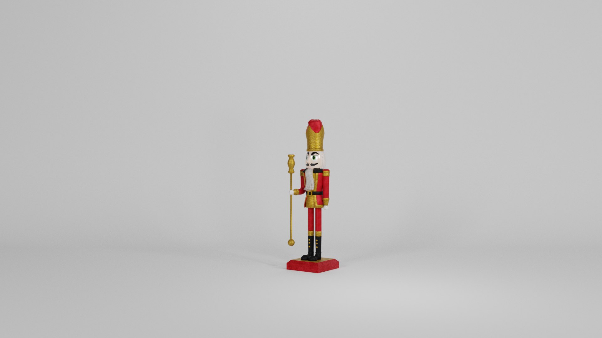 3D Christmas Nutcracker Model - TurboSquid 1663321