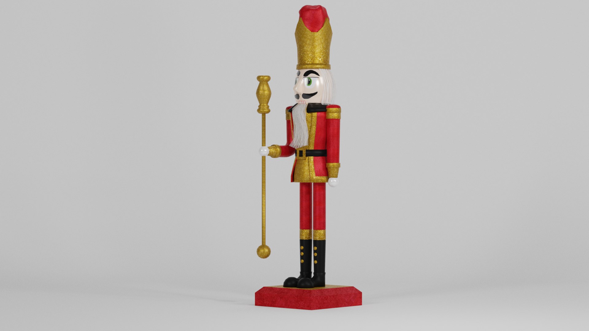 3D Christmas Nutcracker Model - TurboSquid 1663321