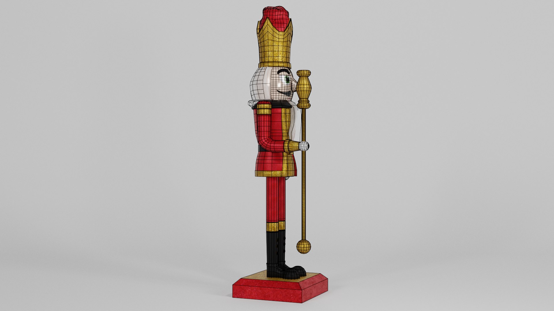 3D Christmas Nutcracker Model - TurboSquid 1663321