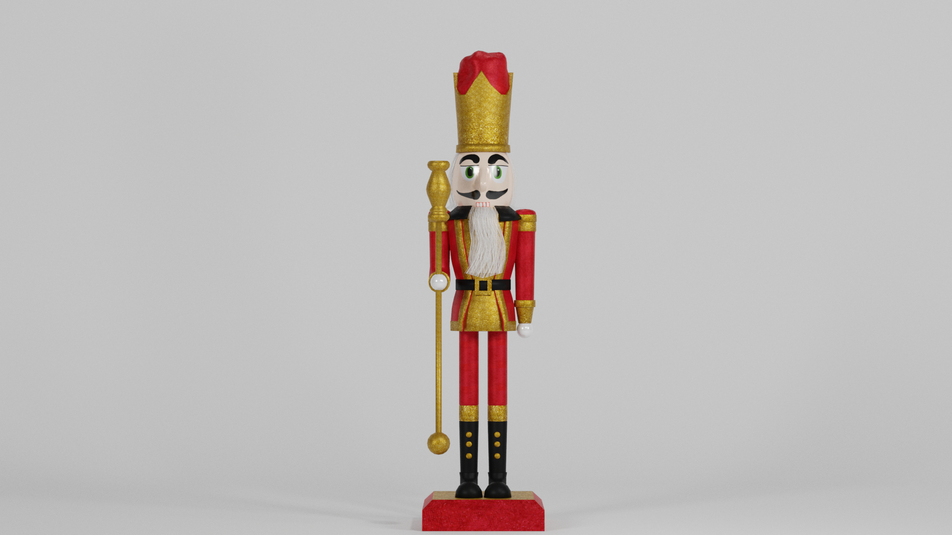 3D Christmas Nutcracker Model - TurboSquid 1663321