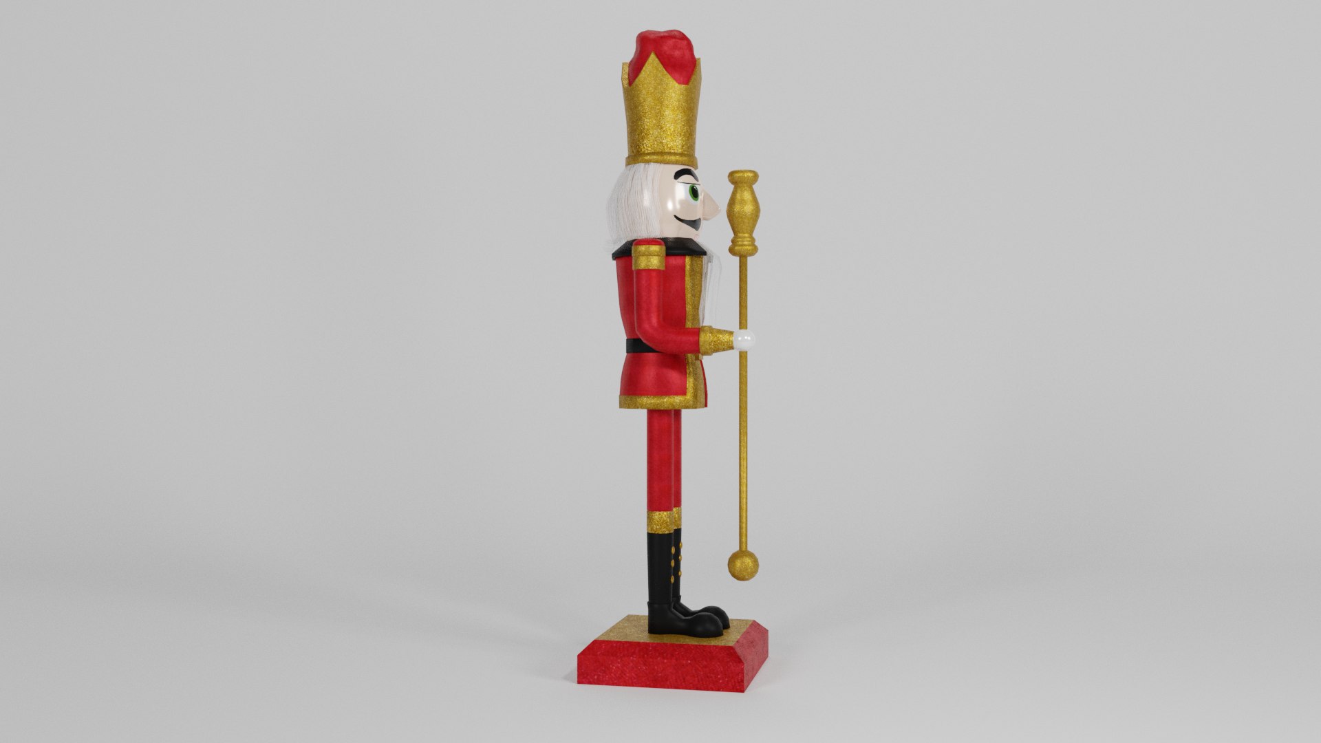 3D Christmas Nutcracker Model - TurboSquid 1663321