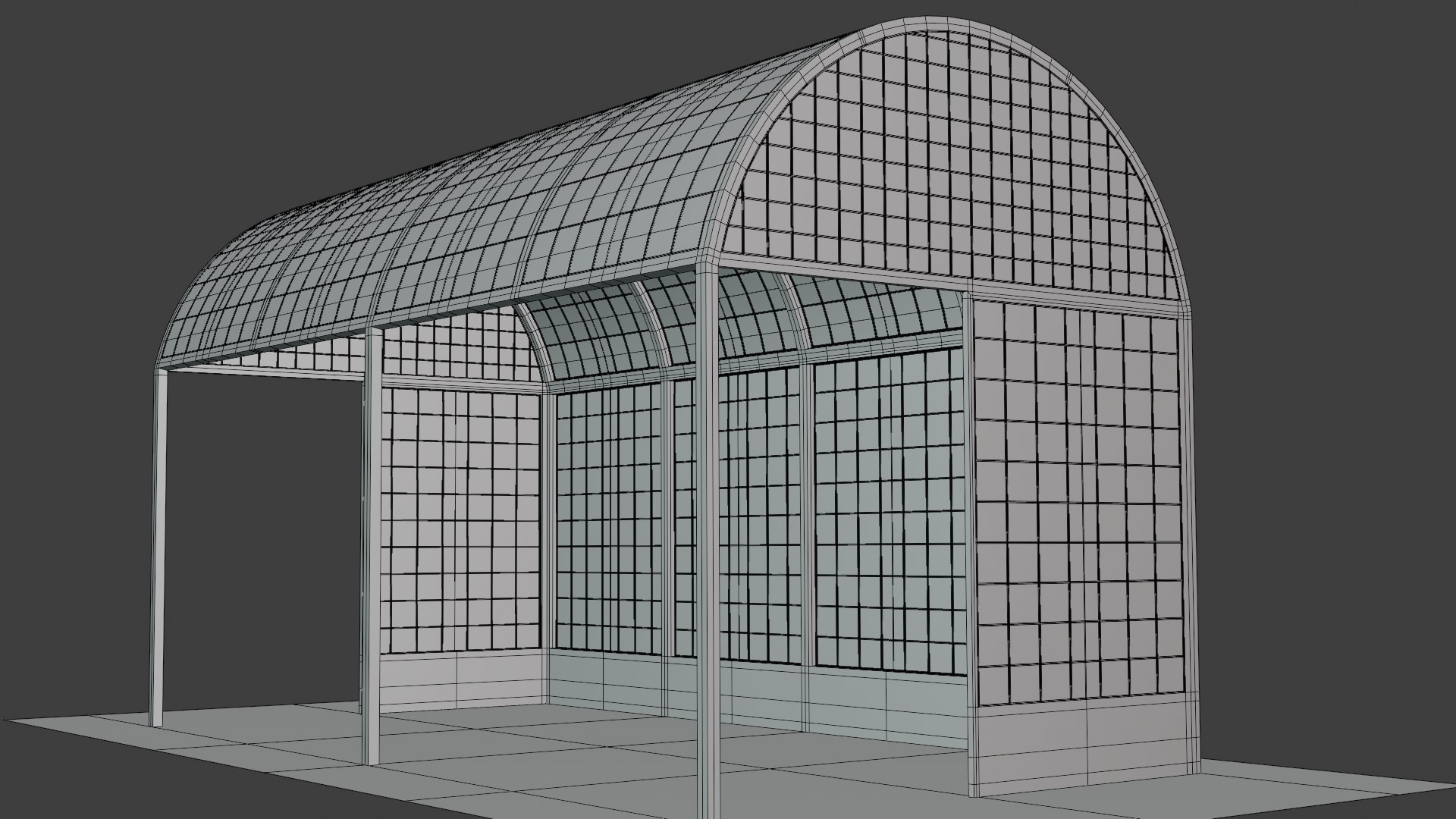 Bus Stop Enclosures Collection II 3D Model - TurboSquid 2153962