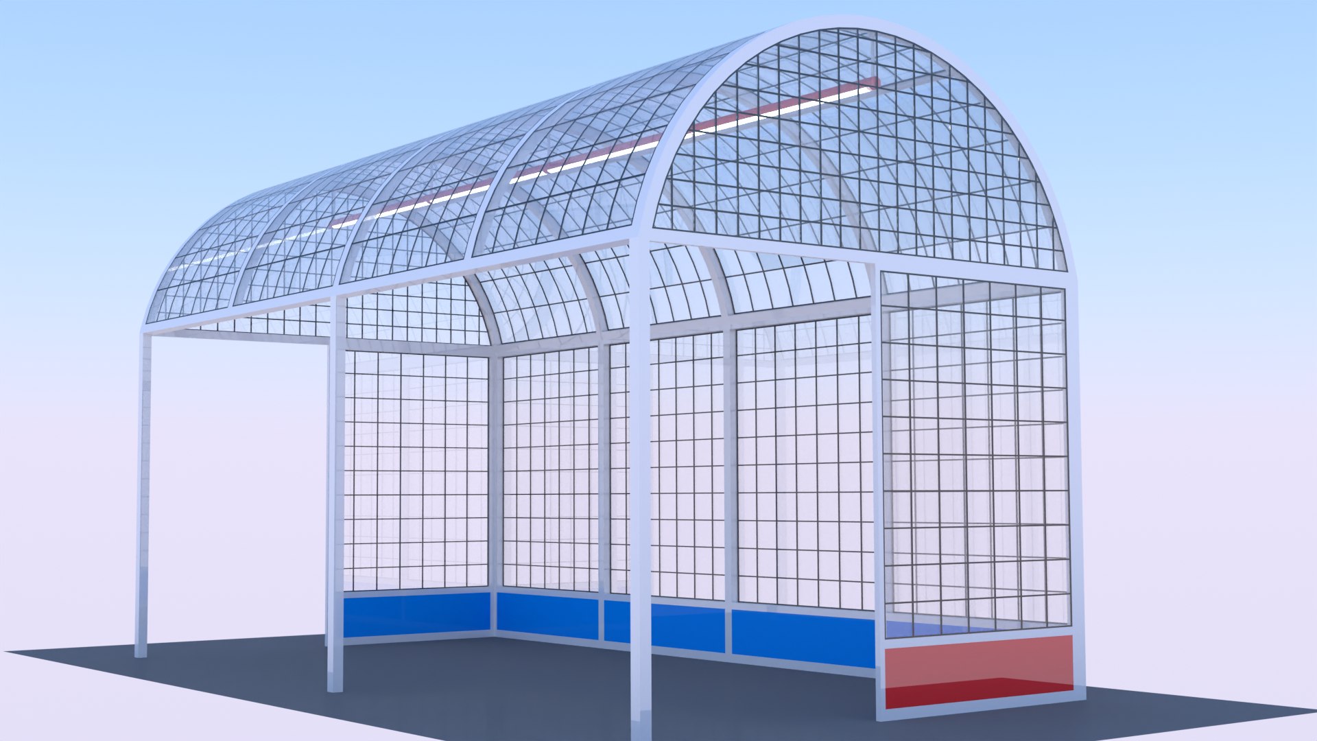 Bus Stop Enclosures Collection II 3D Model - TurboSquid 2153962