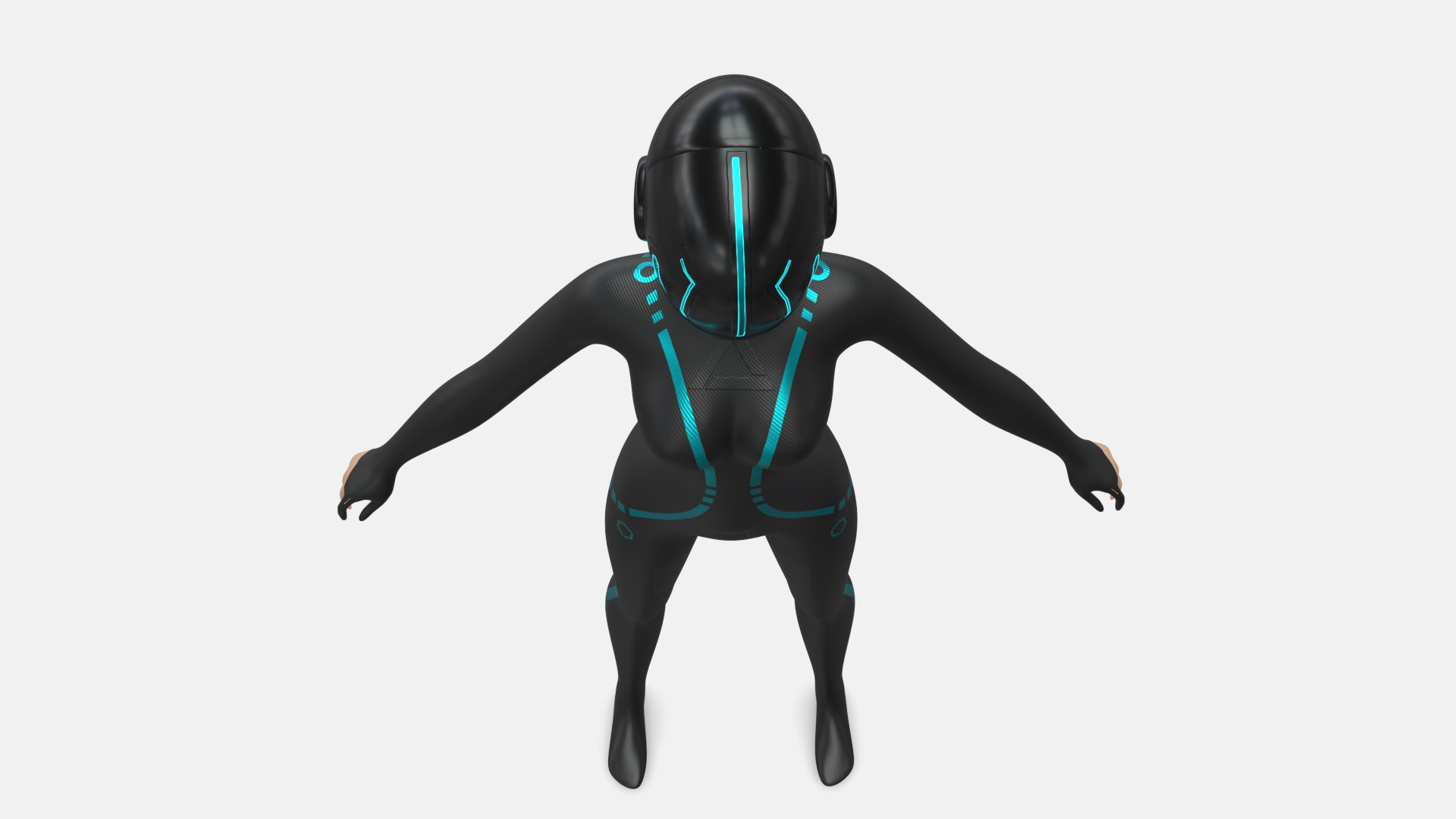 Tron Legacy Woman Racer 3D Model - TurboSquid 1930269