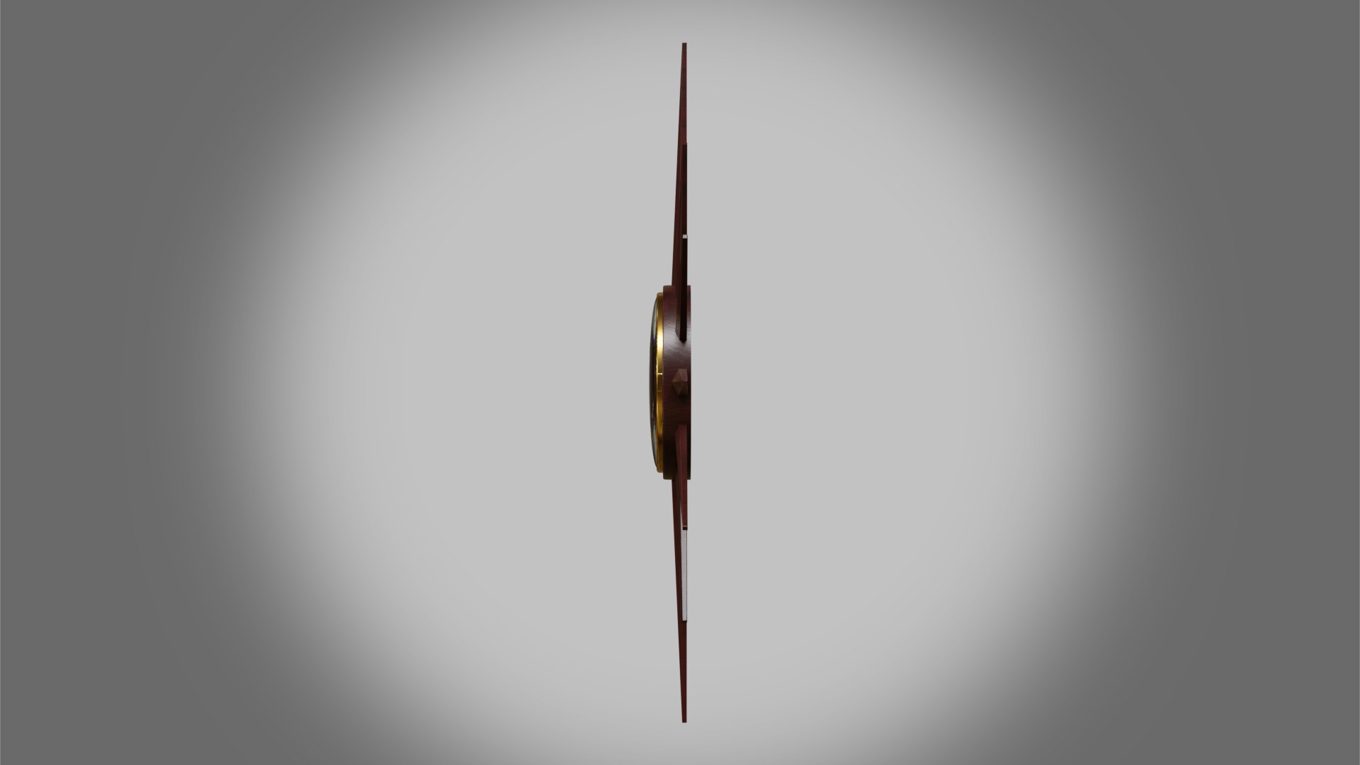 Retro Star Clock 3D - TurboSquid 1623837