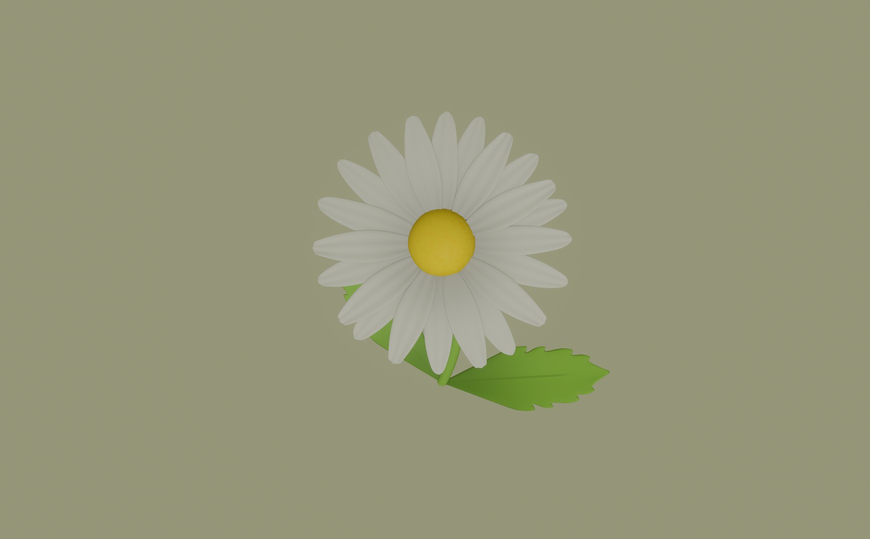 3D Daisy Flower - TurboSquid 2057982
