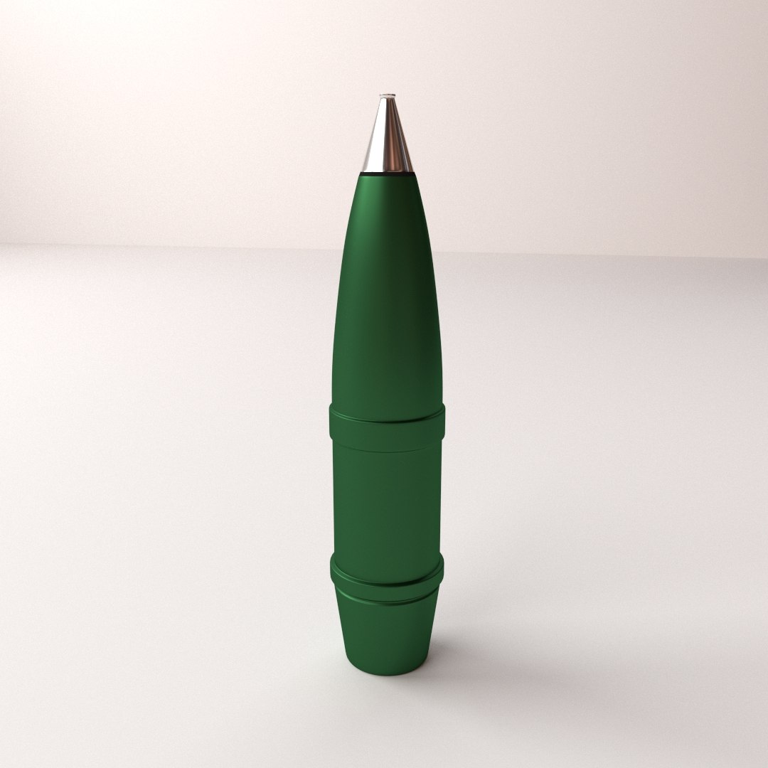 m107 shell 3d model