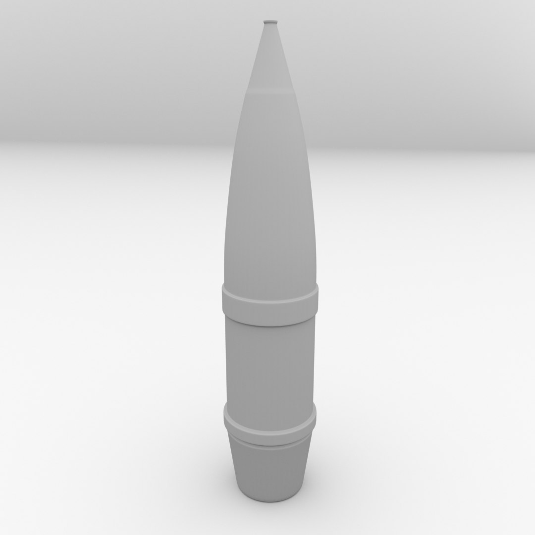 m107 shell 3d model