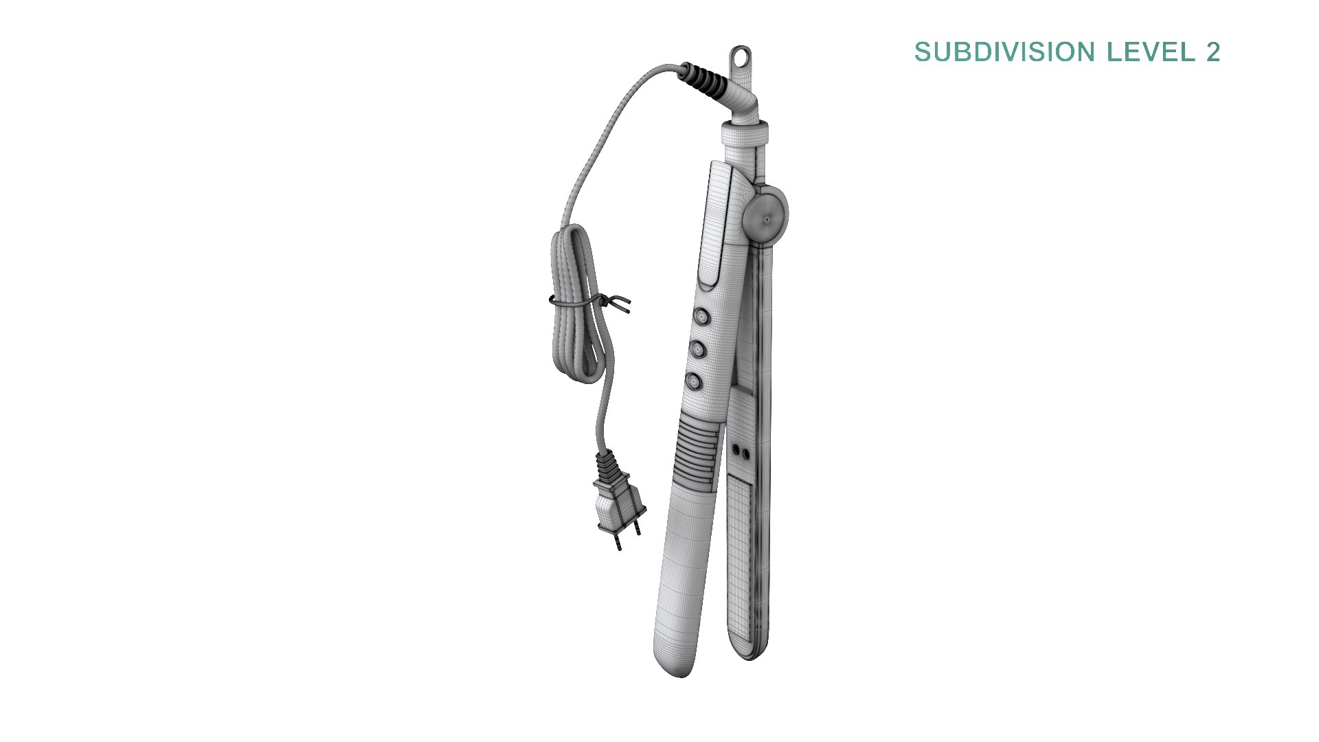 Hair Straightener 3D - TurboSquid 1767067