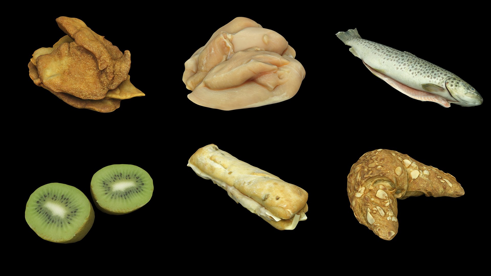 3D Model Food Mixed Collection 05 - TurboSquid 1987288