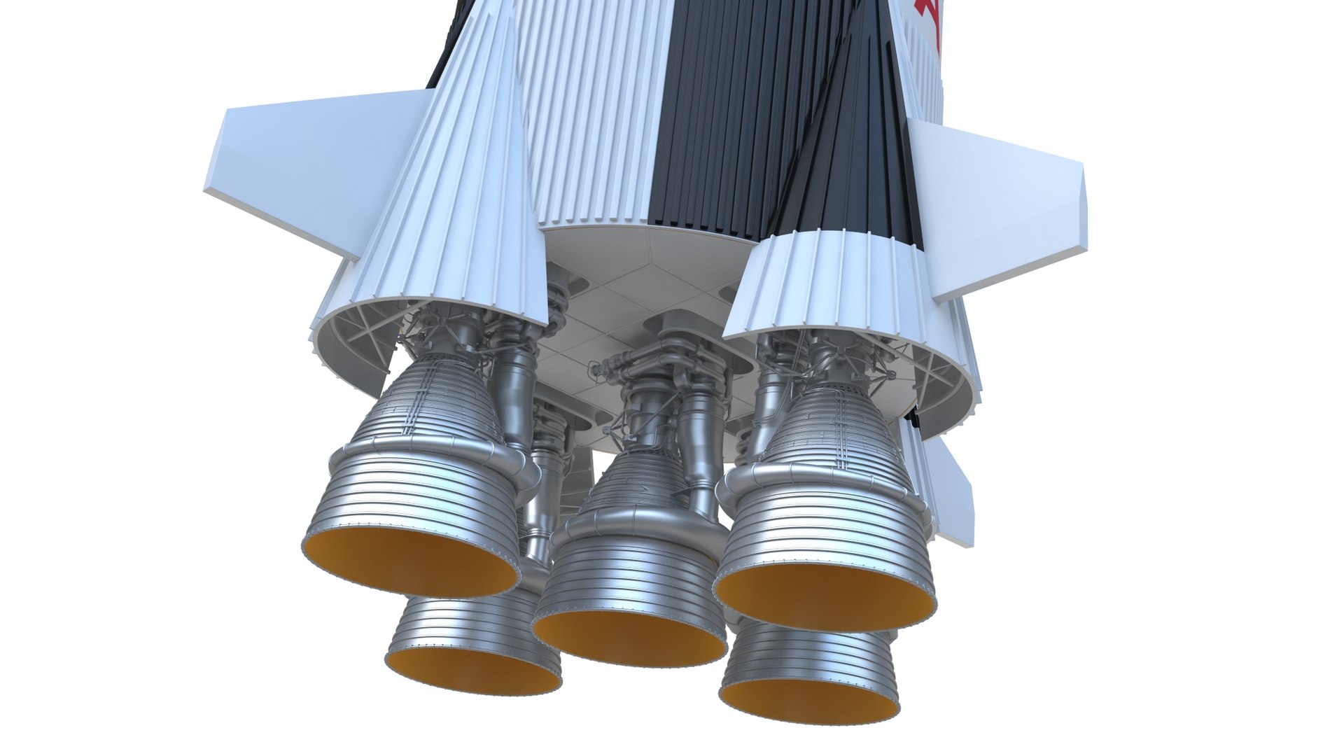 7 nasa space rocket 3D model - TurboSquid 1575813