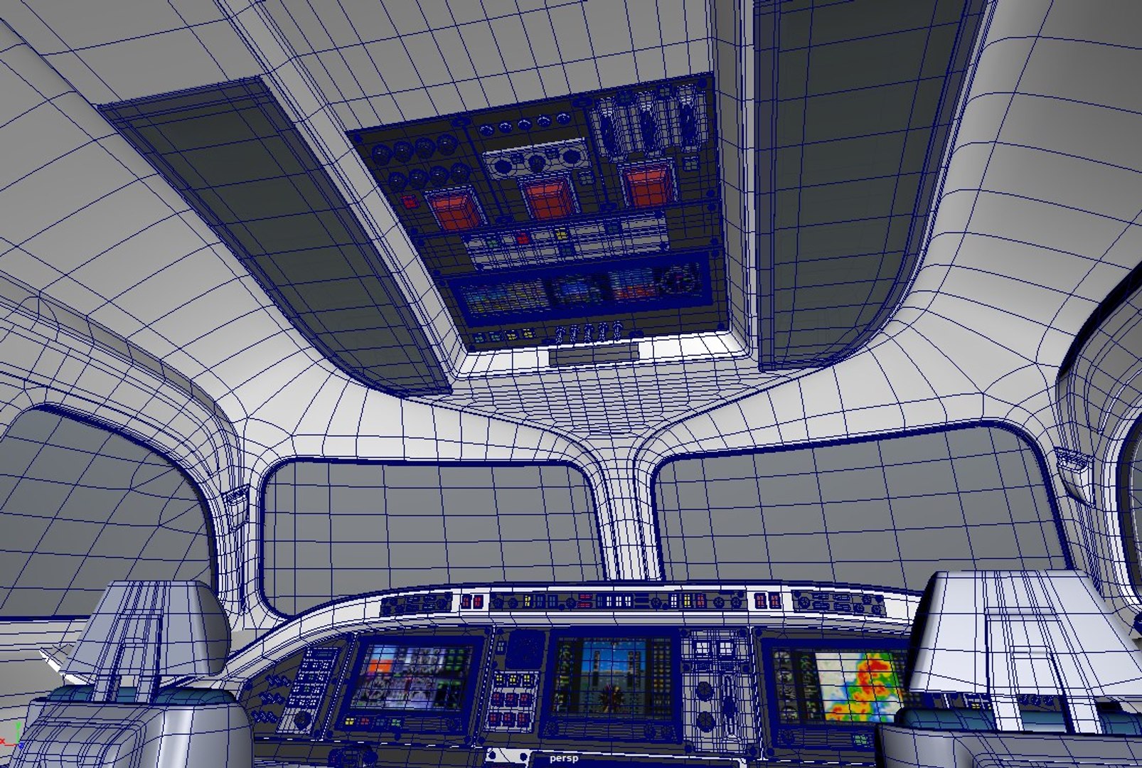 3D Airplane Interior - TurboSquid 1475659