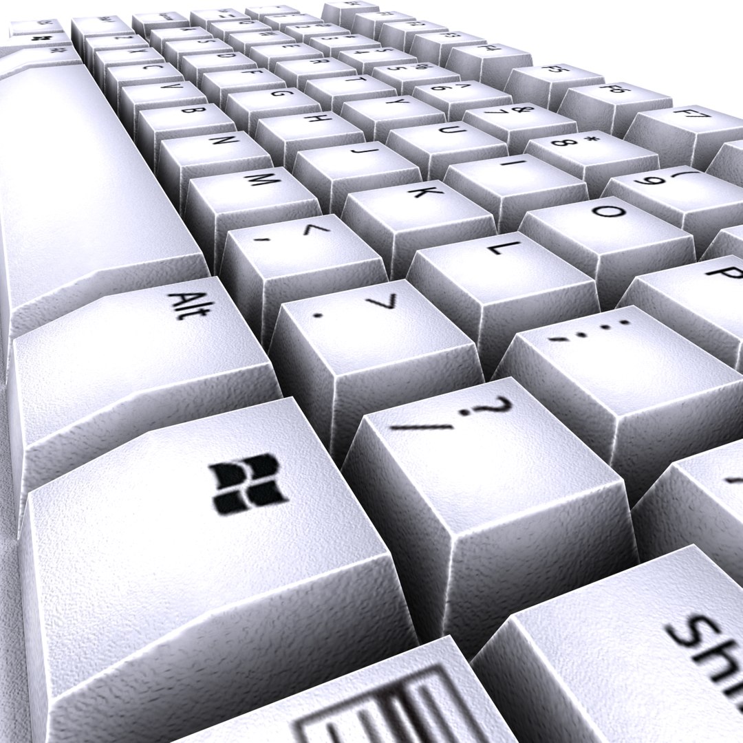 Qwerty Keyboard 3d Model