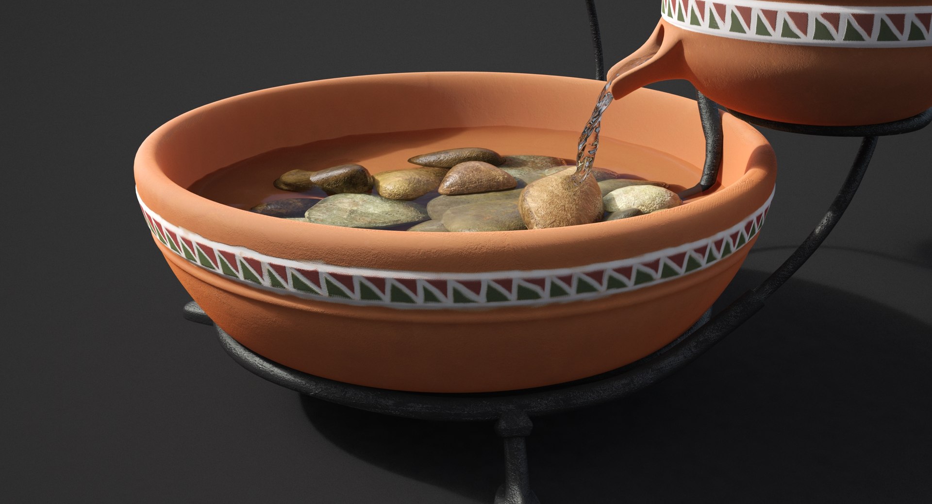 3D Fountain Clay Model - TurboSquid 1218081