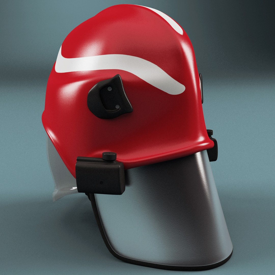 firefighter helmets c4d