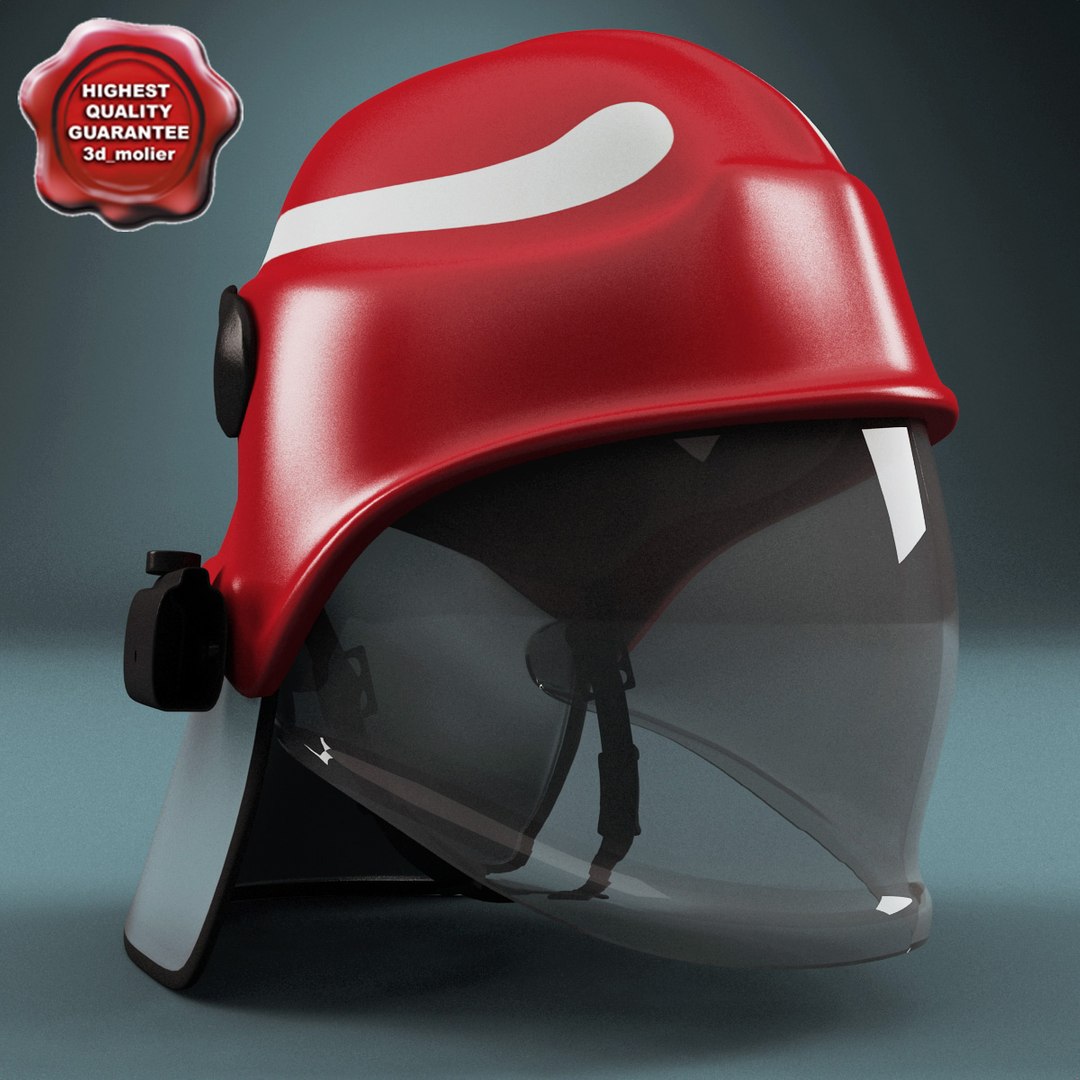 firefighter helmets c4d