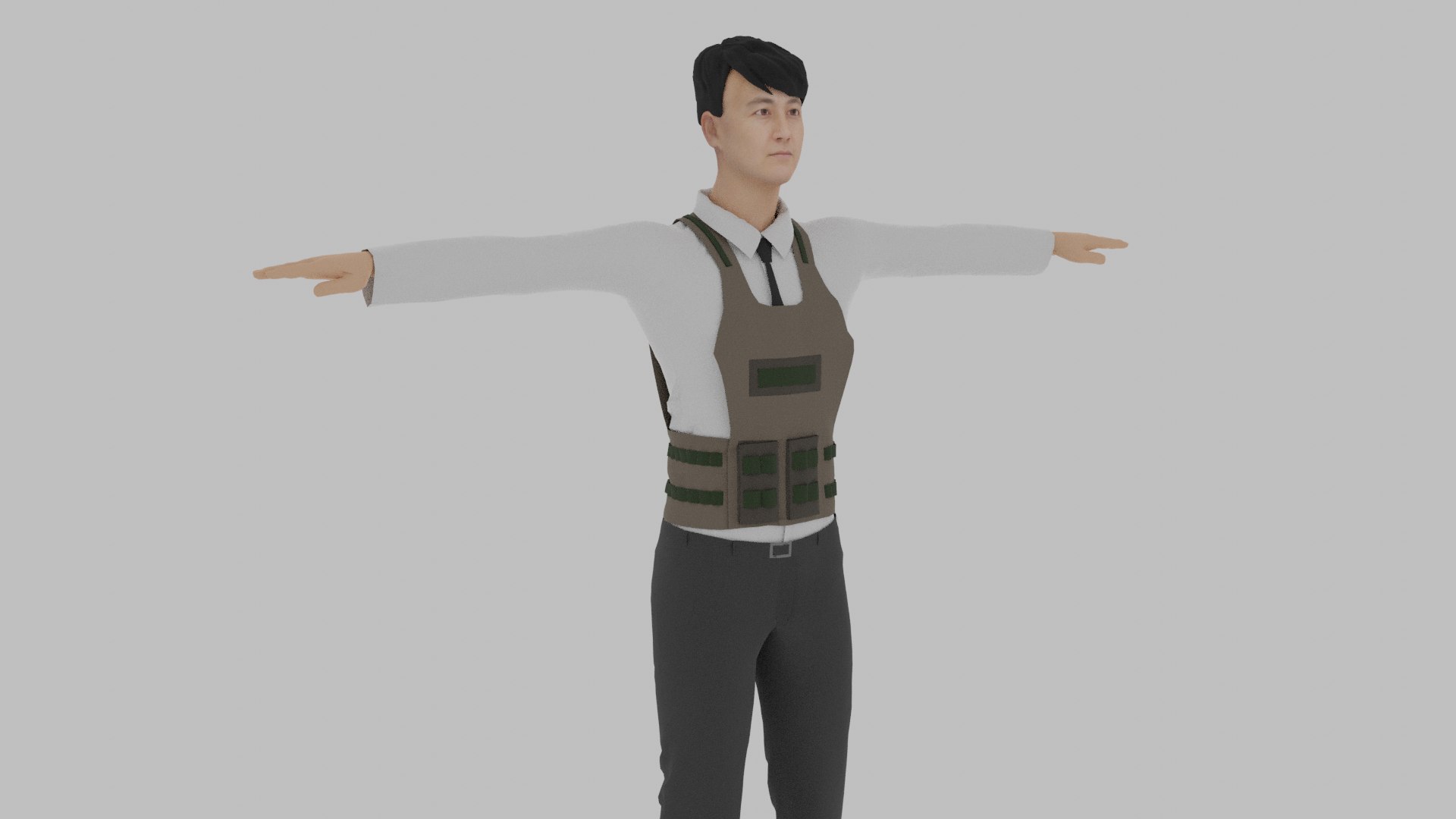 Security Guard Model - TurboSquid 2021557