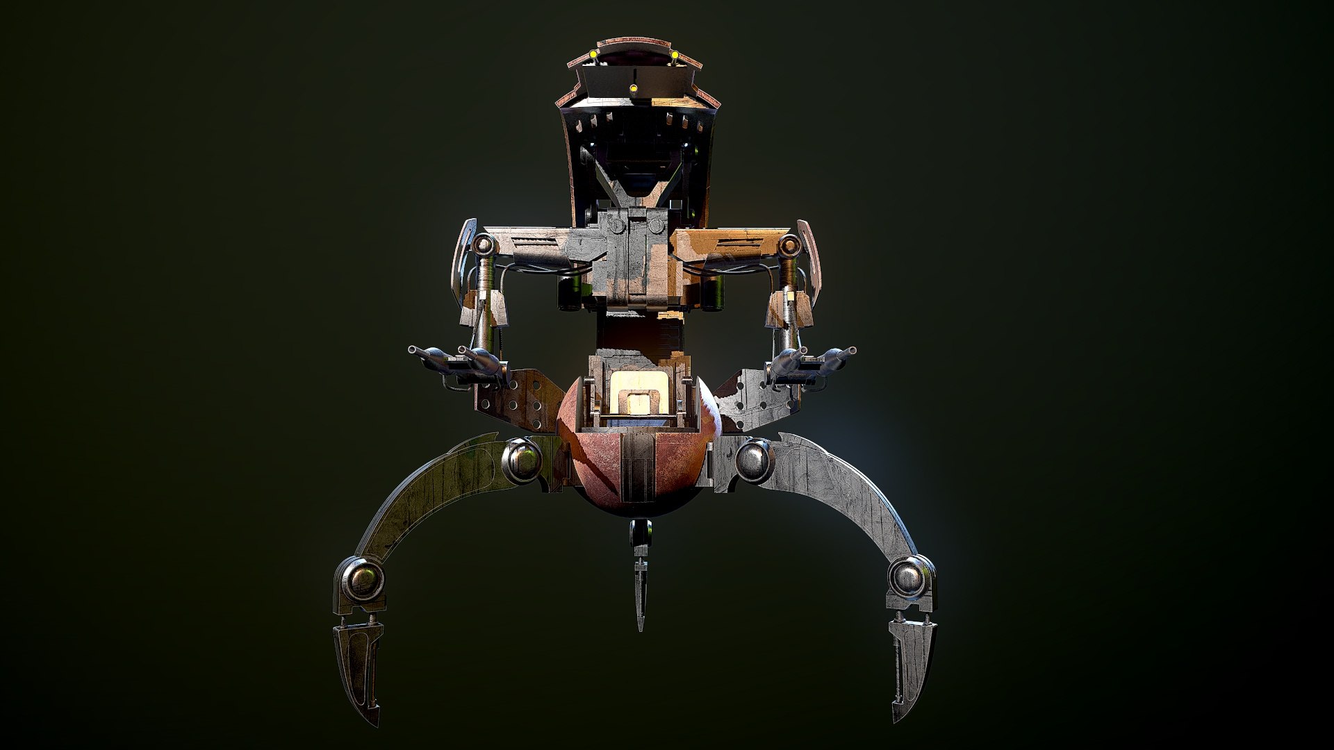 3D Droideka Star Wars - TurboSquid 2050582