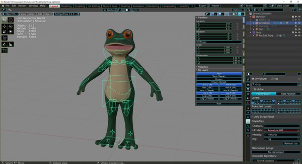 FurSuit Frog model - TurboSquid 1726099