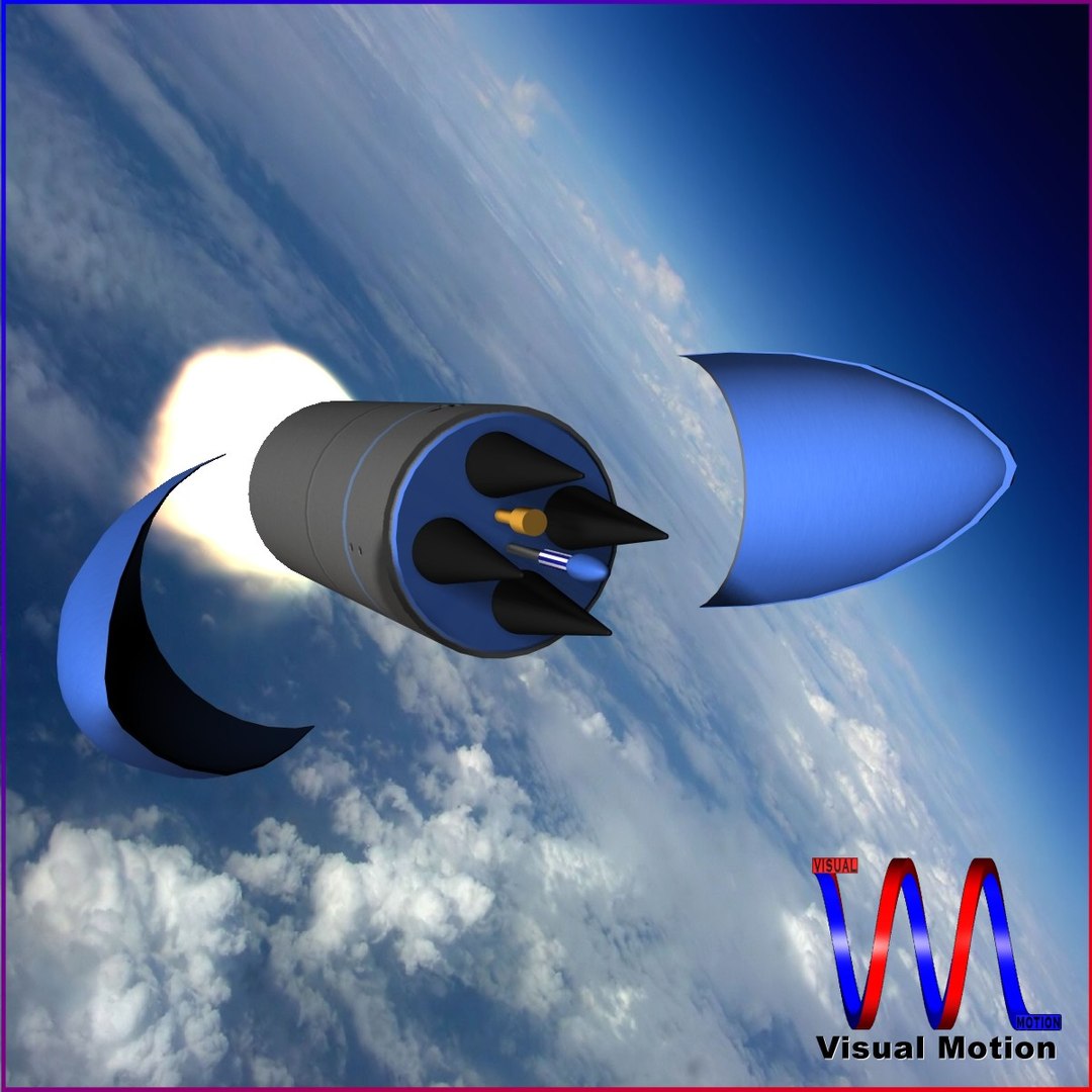 Chinese Ballistic Missile Jl-2 3d 3ds