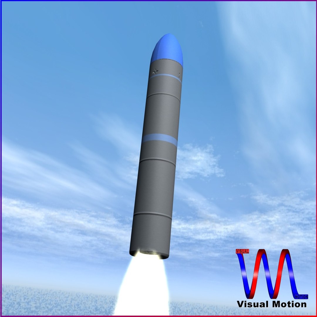 Chinese Ballistic Missile Jl-2 3d 3ds