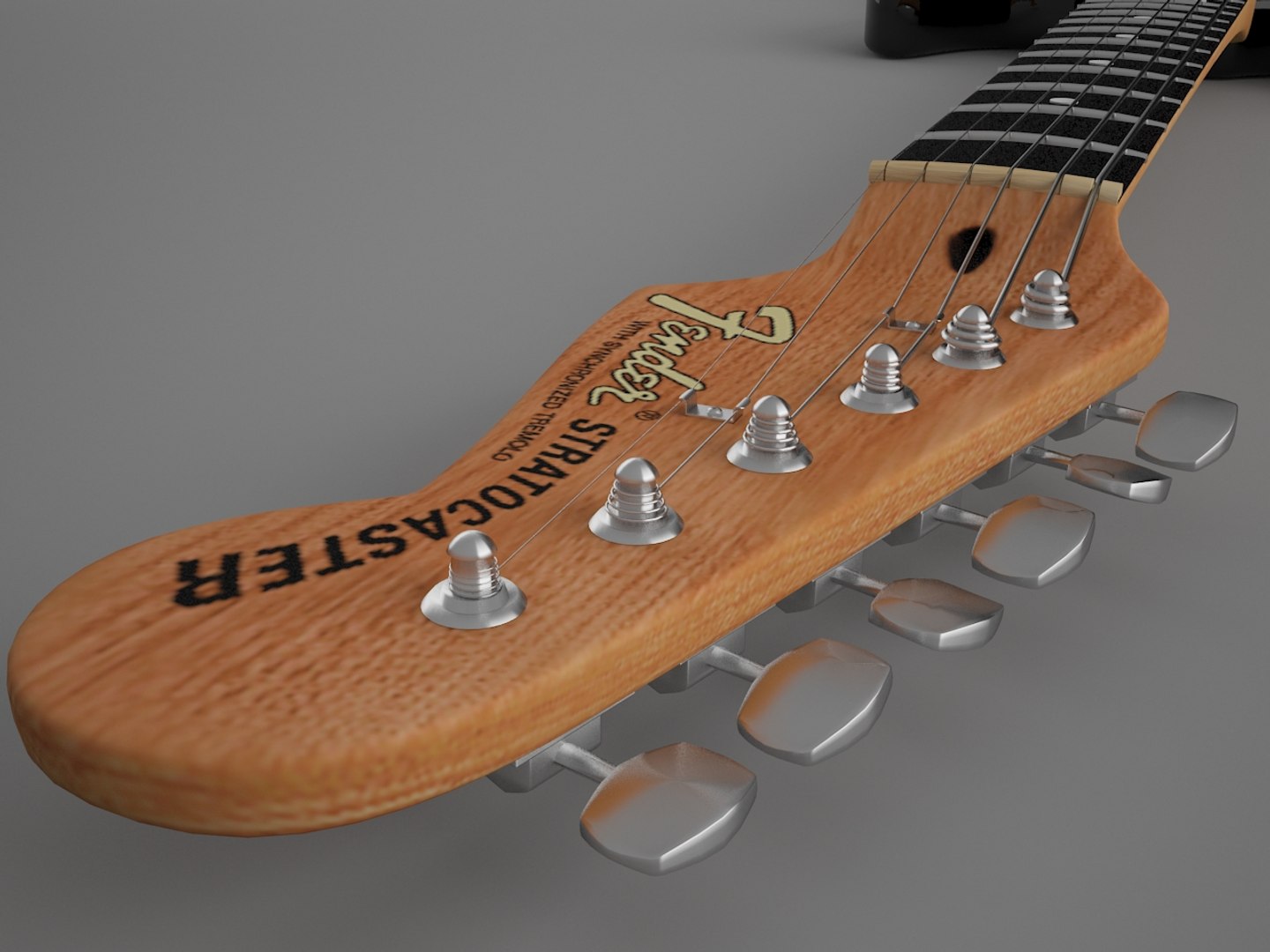 3d Instrument Guitar Model
