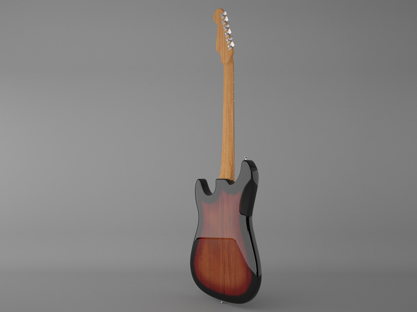 3d Instrument Guitar Model