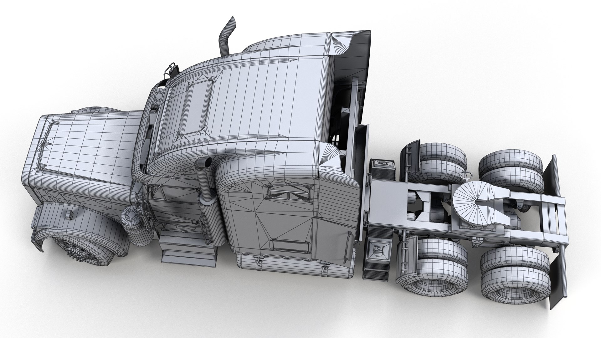3D Freightliner Classic XL semitruck - TurboSquid 2043835