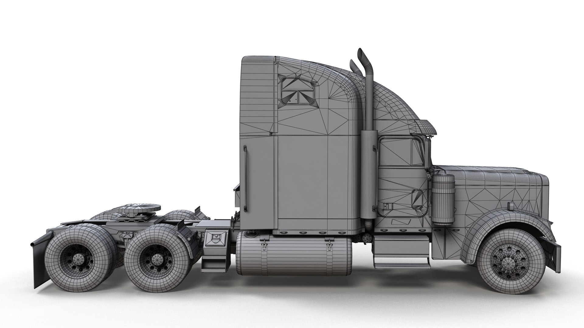 3D Freightliner Classic XL semitruck - TurboSquid 2043835