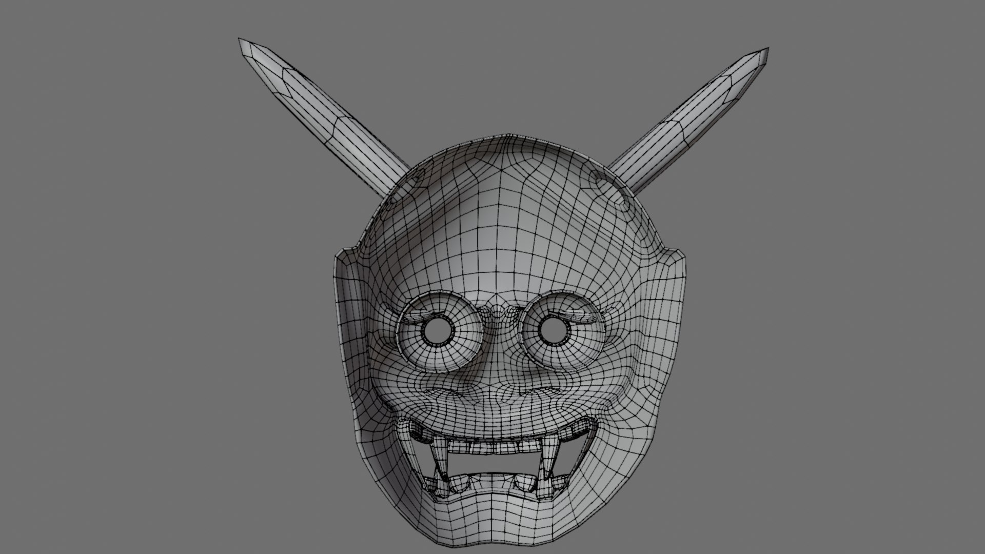 Kabuki Mask 3D Model - TurboSquid 1543077
